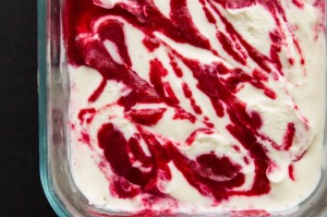 White Chocolate Raspberry Greek Frozen Yogurt